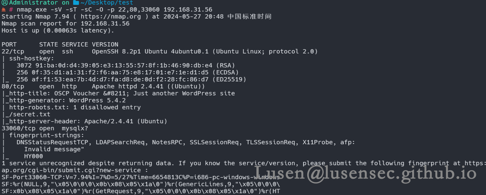 【OSCP系列】OSCP靶机-InfosecPrep | Lusenの小窝
