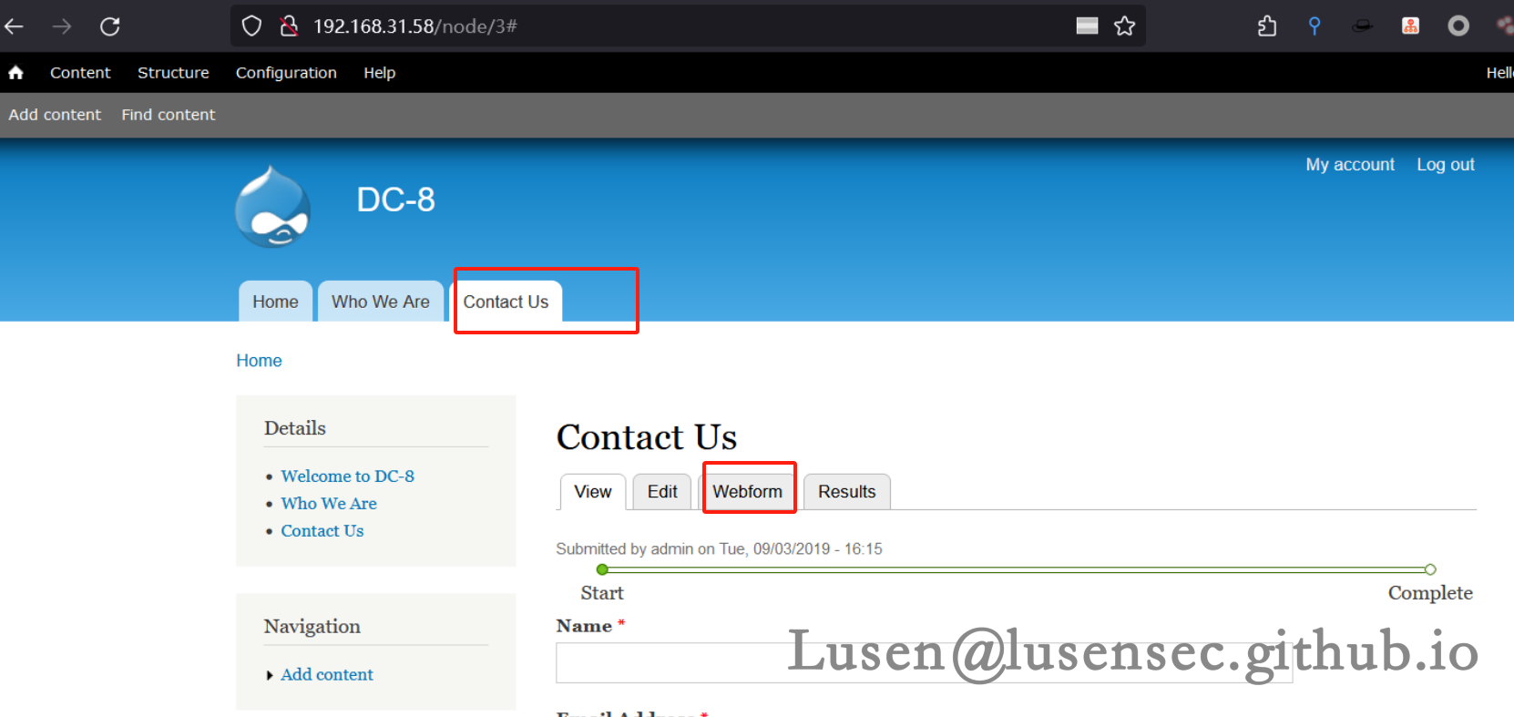 【Vulnhub系列】Vulnhub靶场_DC-8 | Lusenの小窝